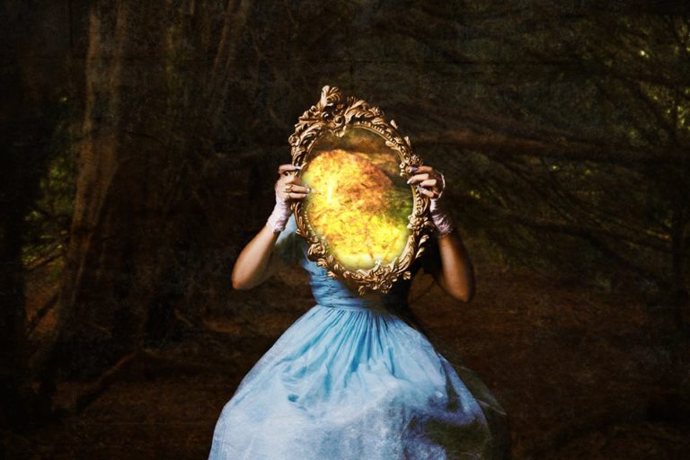 Alice in wonderland - Mirror - Craig Atkins Art